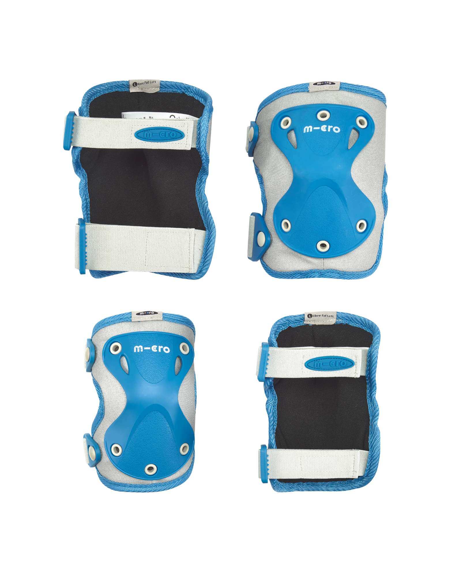 Micro Kids Knee Elbow Pads Reflective – Micro Scooters Australia
